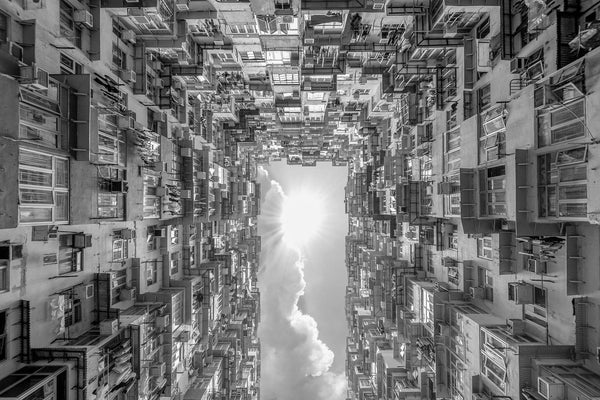 Apartment Building Wall Mural - PASWM