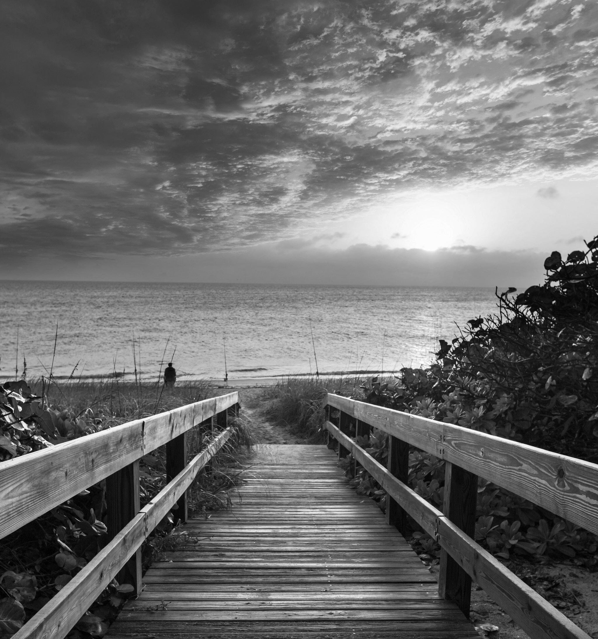 Beach Boardwalk Wall Mural - PASWM
