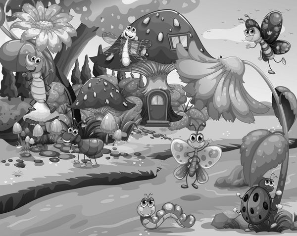 Bug World Wall Mural - PASWM