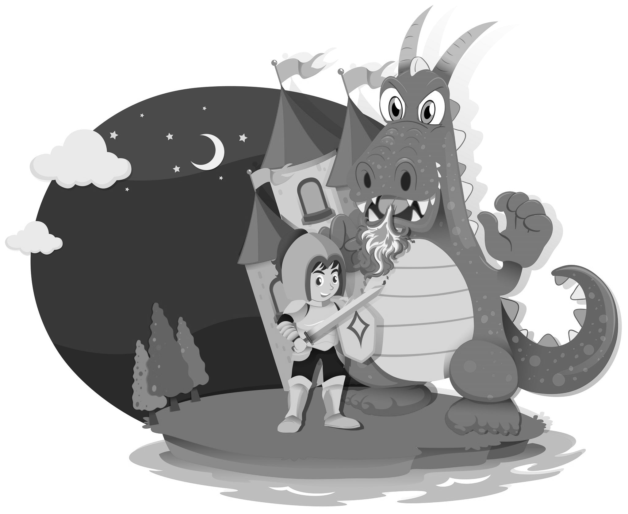 Castle Battle Wall Mural - PASWM