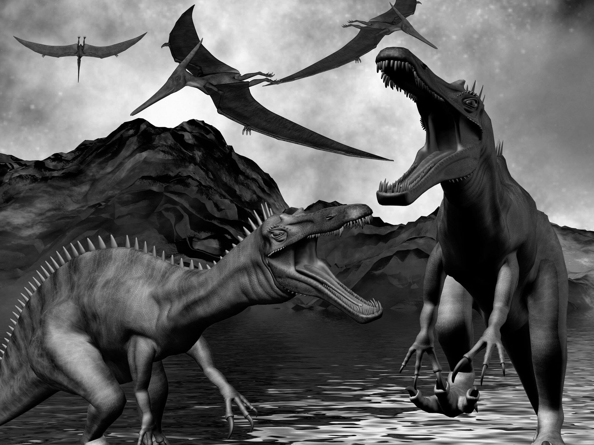 Dinosaur Doomsday Wall Mural - Peel and Stick Wall Murals