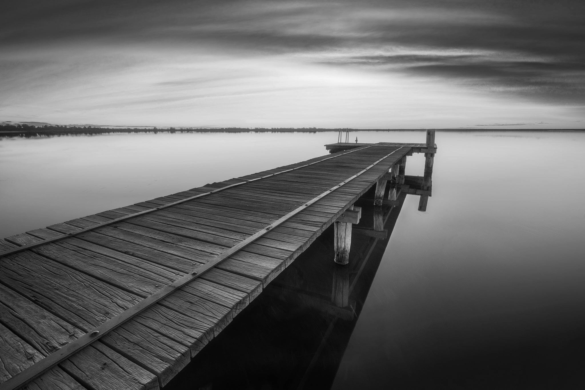 Golden Dock Wall Mural - Peel and Stick Wall Murals