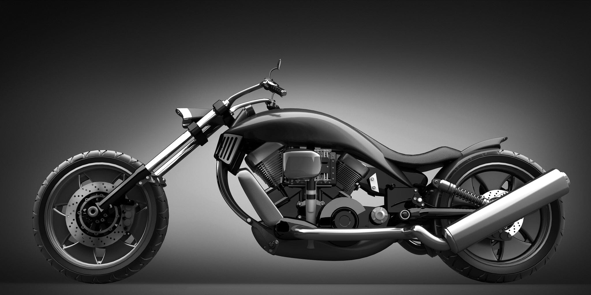 Concept Motorcycle Wall Mural - PASWM