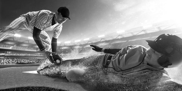 Sliding Into Victory Wall Mural - Peel and Stick Wall Murals