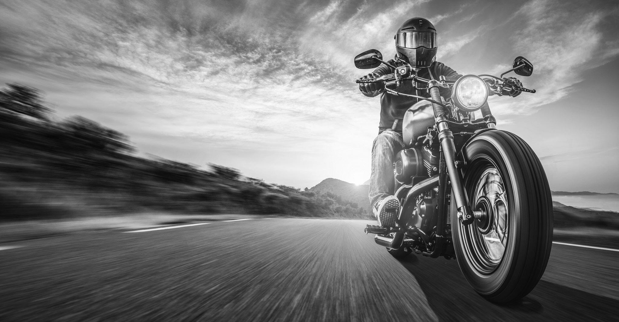 Sunset Ride Rush Wall Mural - PASWM