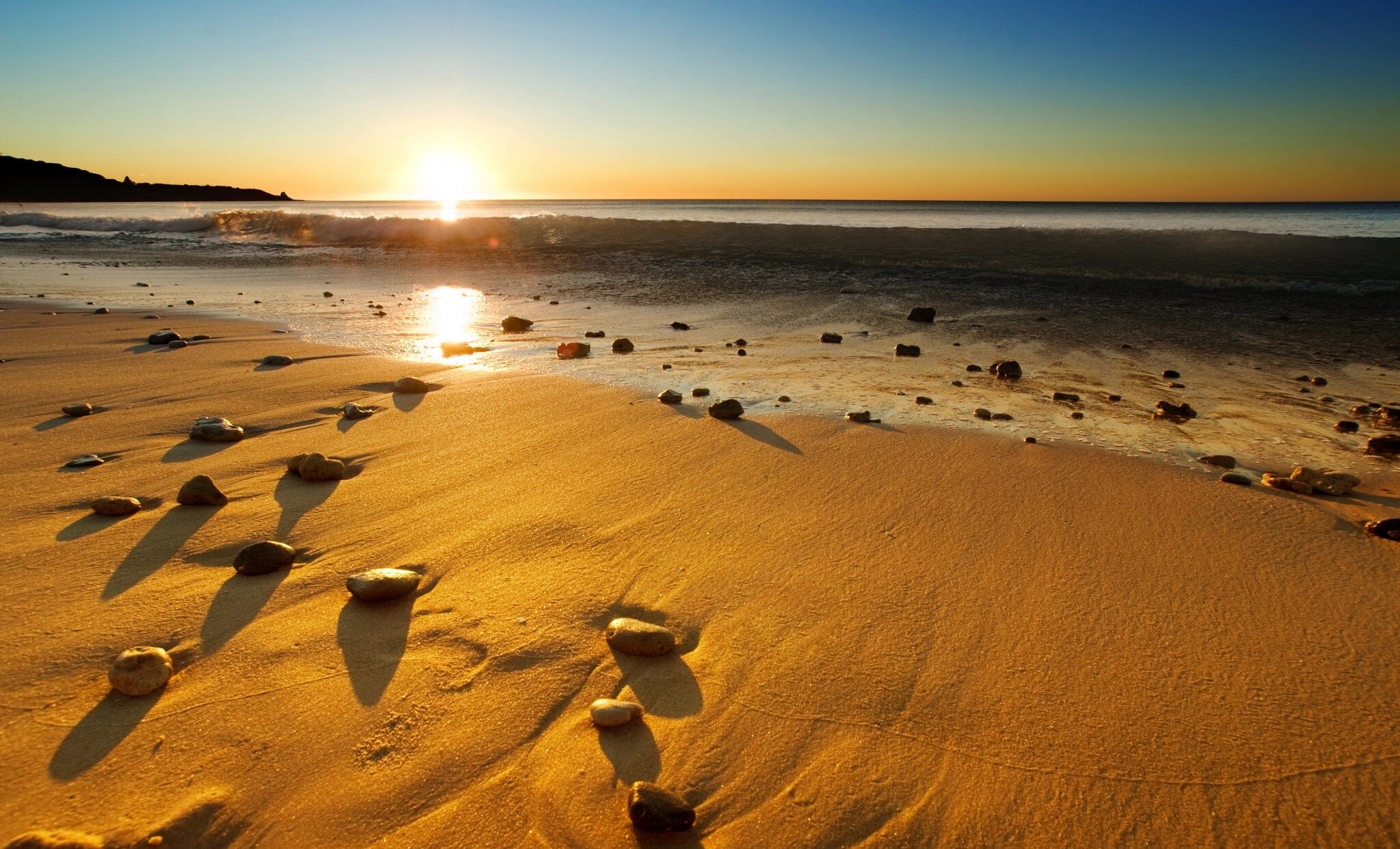 Beach Sunset Wall Mural - PASWM