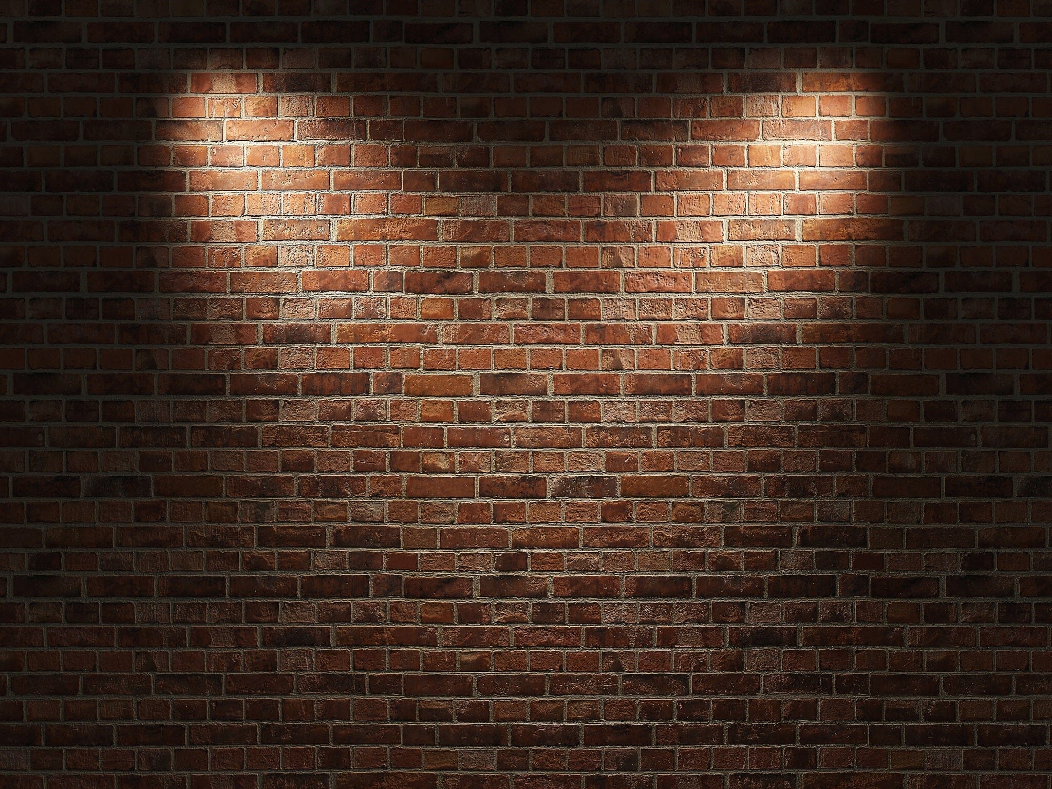 Lit Brick Wall Wall Mural - PASWM