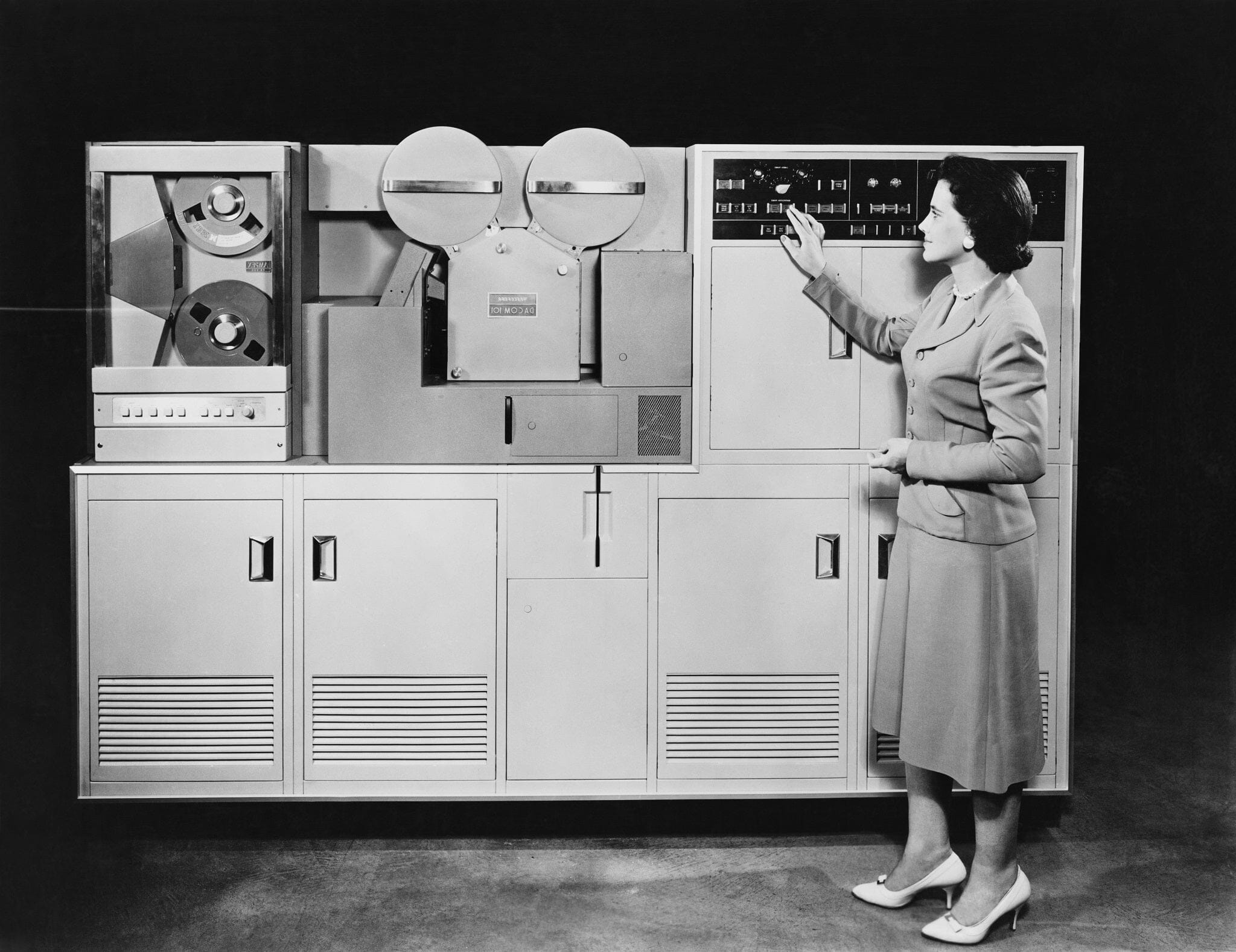 1950's Computer Wall Mural - PASWM