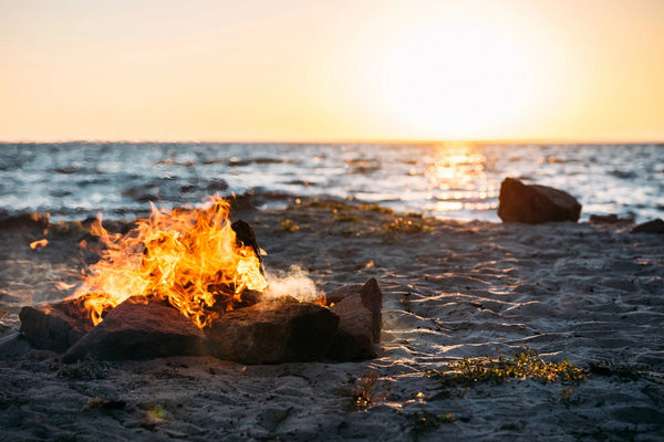 Beach Bonfire Wall Mural - PASWM
