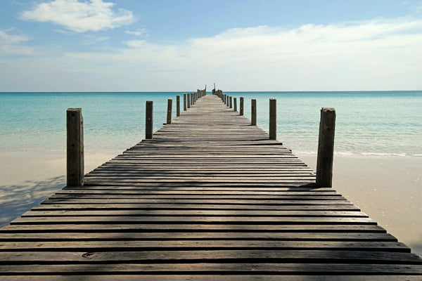 Beach Pier Wall Mural - PASWM