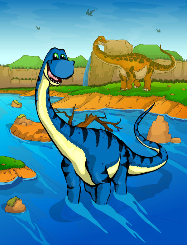 Dino Dip Wall Mural - PASWM