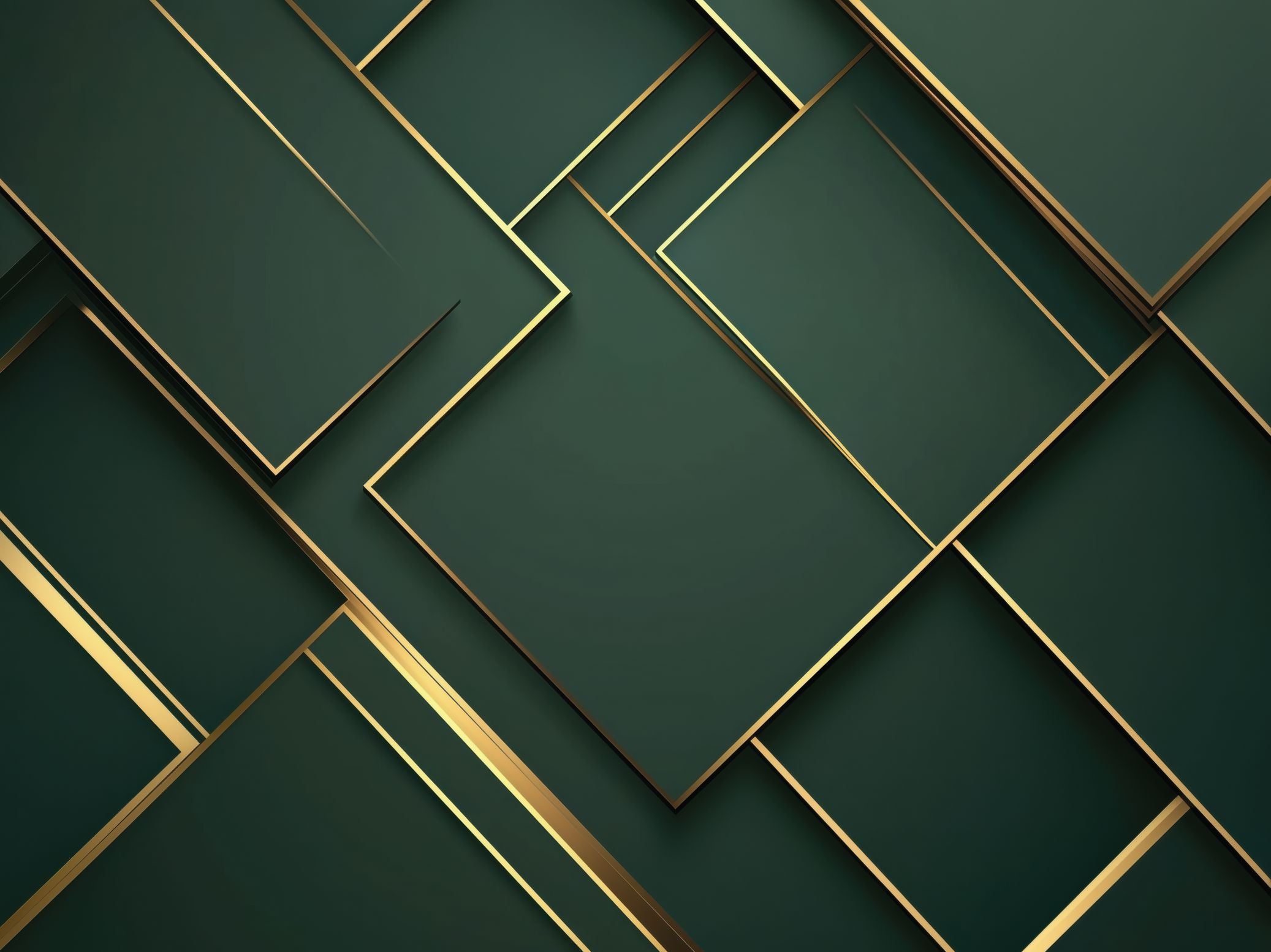 Golden Grid Wall Mural - Peel and Stick Wall Murals