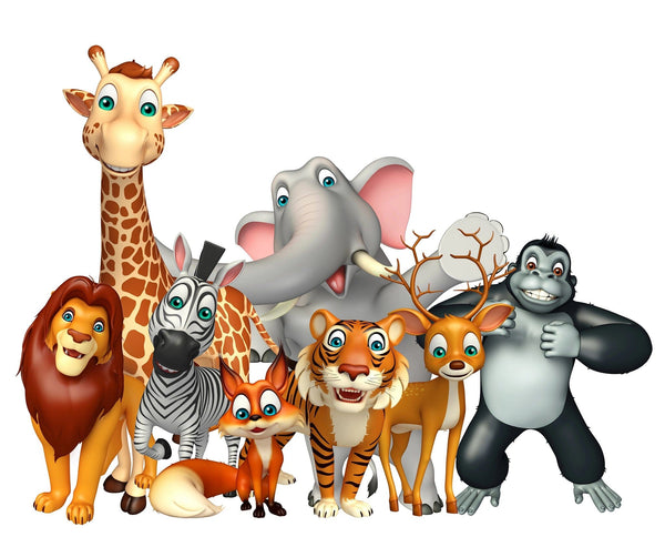Jungle Crew Wall Mural - PASWM