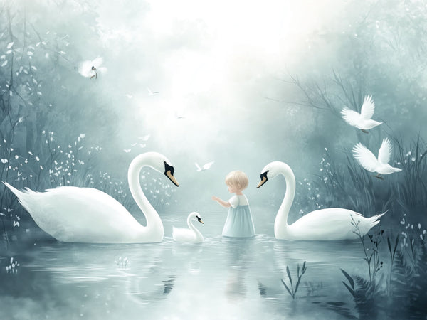 Little Swan Keeper Wall Mural - PASWM