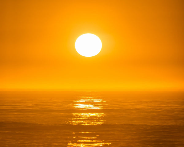 Orange Sunset Wall Mural - PASWM