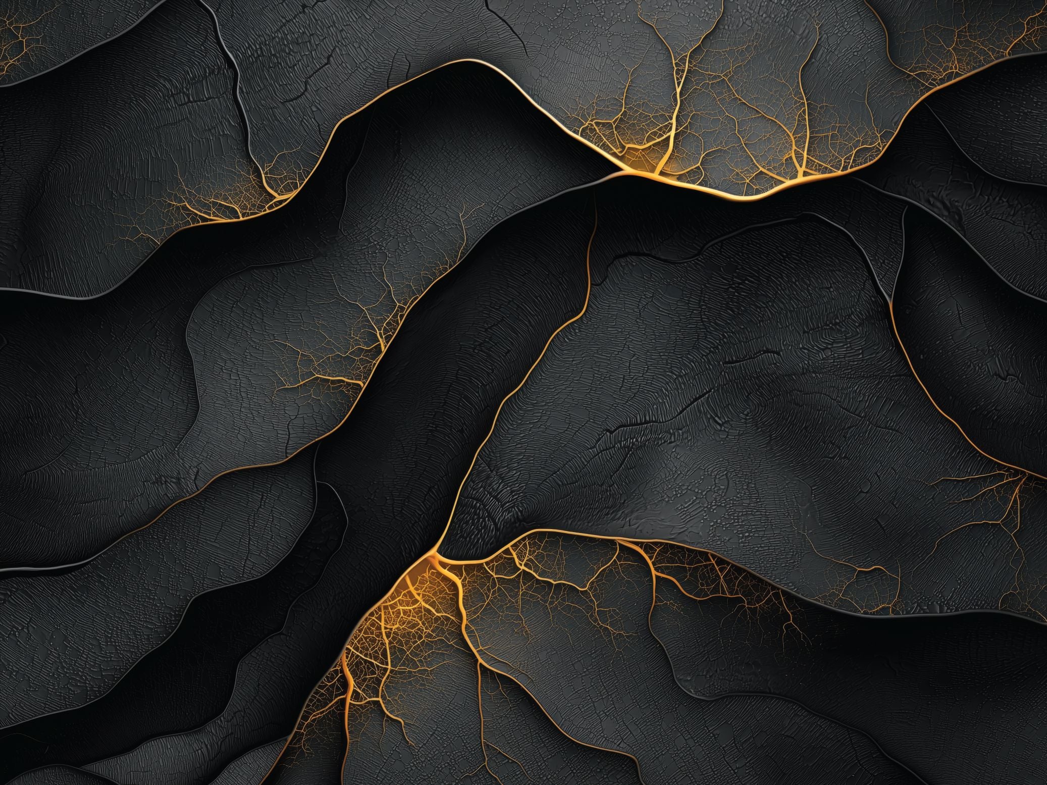 Molten Fractures Wall Mural - PASWM