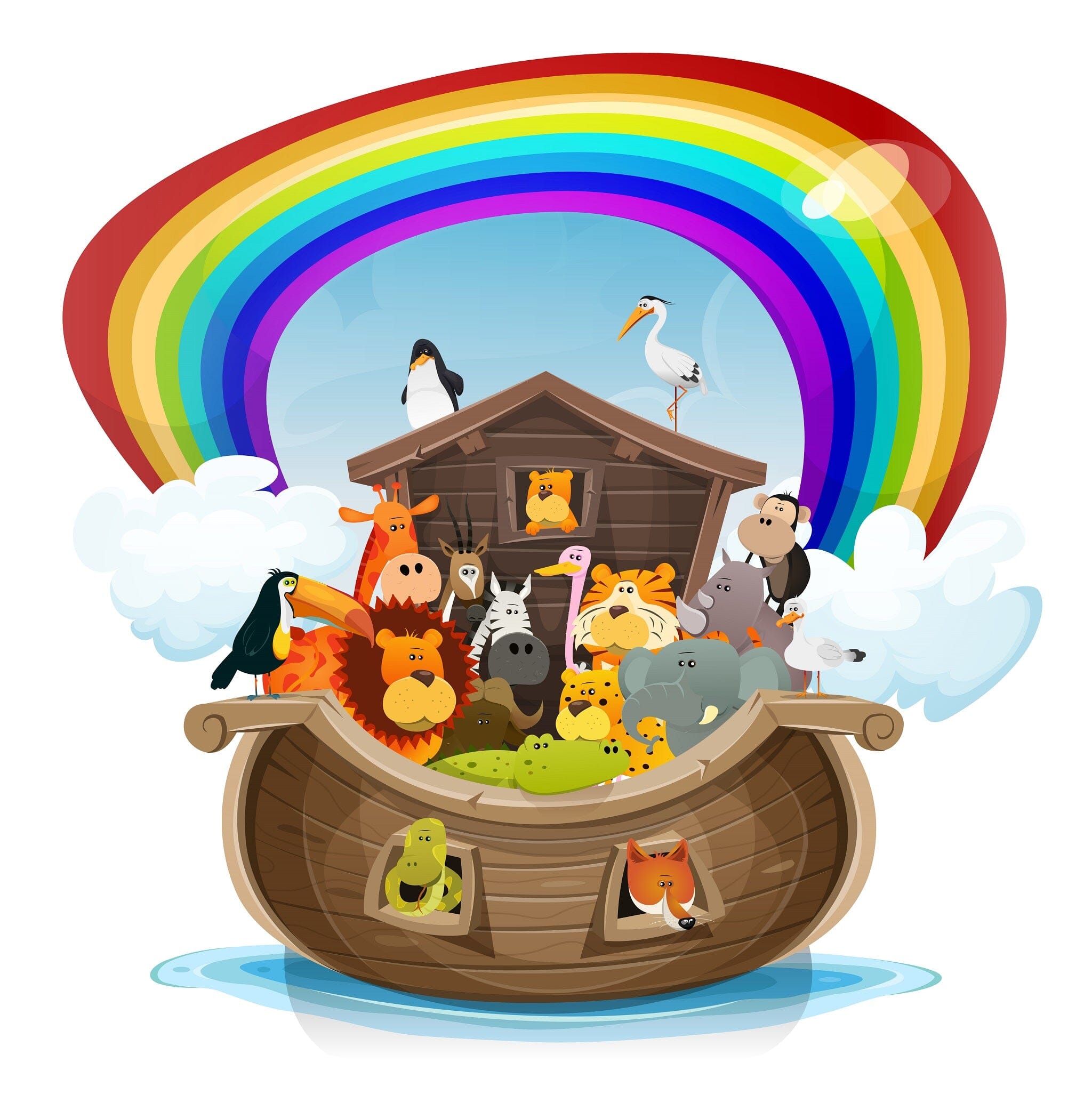 Rainbow Ark Wall Mural - PASWM