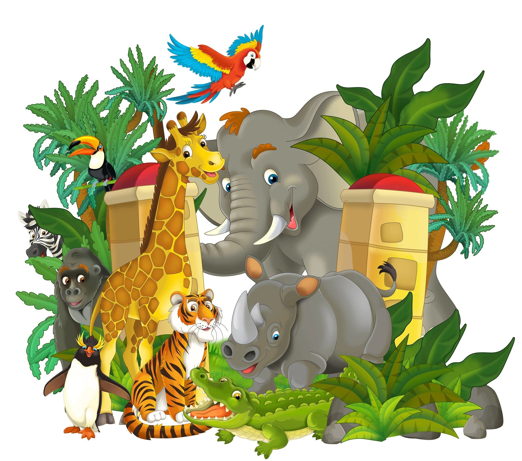 Zoo Squad Wall Mural - PASWM