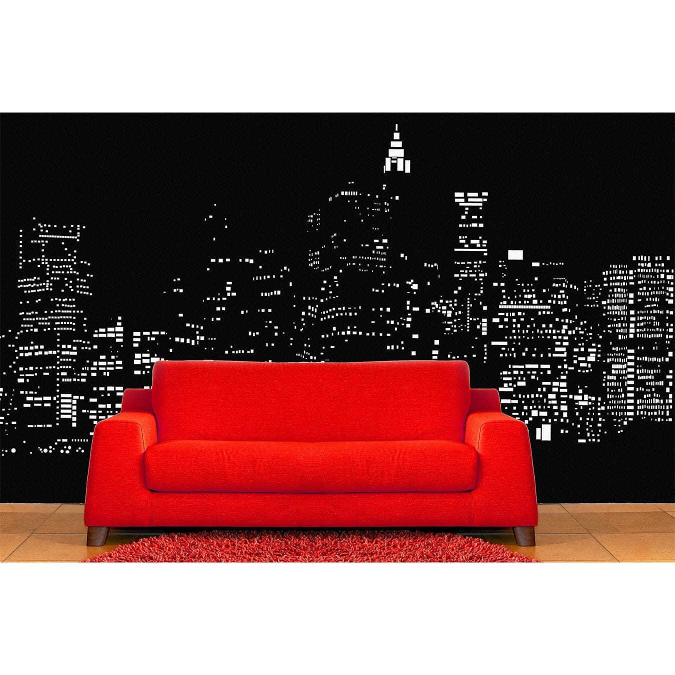 City Lights Wall Mural - Peel and Stick Wall Murals